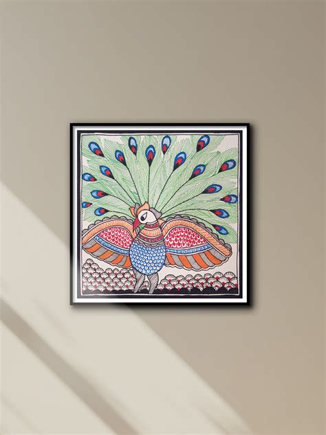 Buy Peacock Madhubani Painting Folk Art Of Bihar