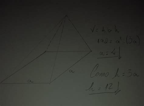 Um Prisma De Base Quadrangular Possui Volume Igual A 192 Fdplearn