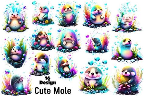 Cute Mole Graphic By Bundle · Creative Fabrica
