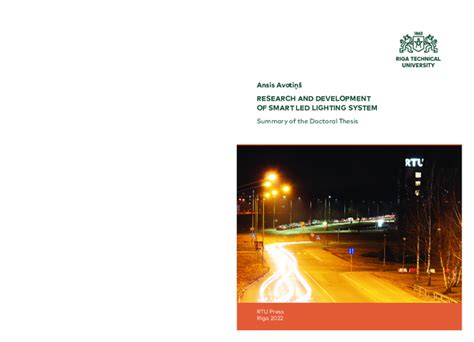 pdf research and development of smart led lighting system