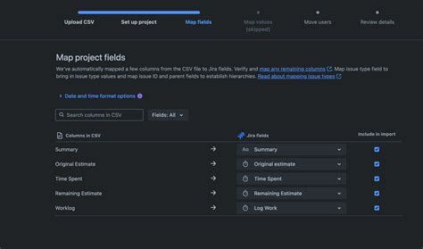 Importing Original Estimate Time Spent Worklogs And Remaining Time Using Csv In Jira Jira