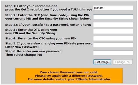 ChangePIN How To Guide Swivel Knowledgebase