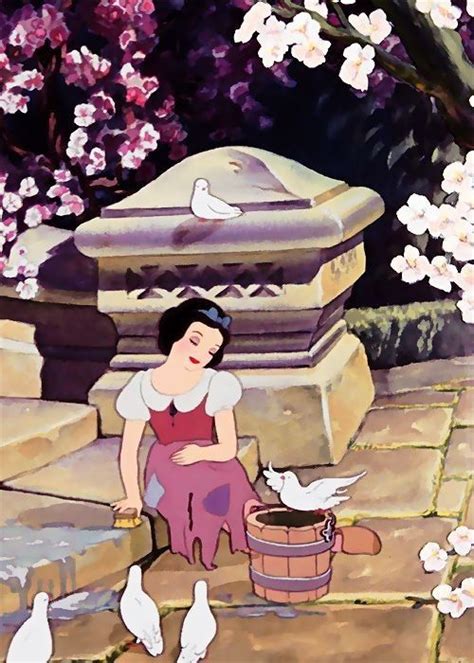 Snow White At The Wishing Well Snow White Wishing Well Scene Snow