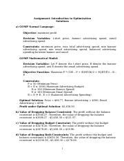 Module 1 Assignment Solutions Docx Assignment Introduction To