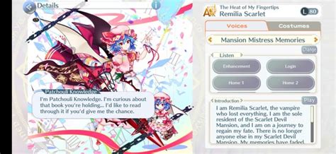 Ah Yes My Favourite Relic Unit Patchouli Knowledge R Touhou Lostword