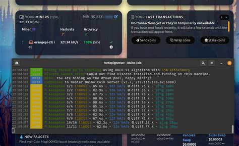 Mining Duino Coin On A OrangePi G IoT Board Just Follow The Link Https Blog Cryptostars Is