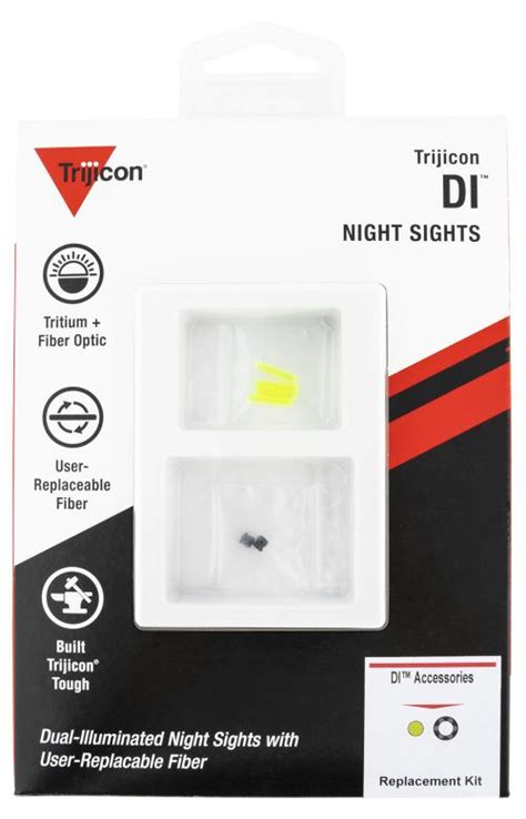 Trijicon Di Night Sight Standard Green Fiber And Black Retainer