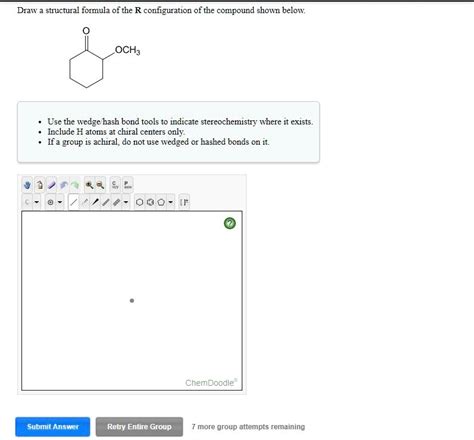 Draw Structural Formula Of The R Configuration Of The Solvedlib