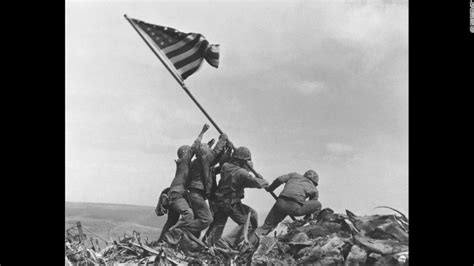February 23 1945 Marines Raise The Flag On Mount Suribachi