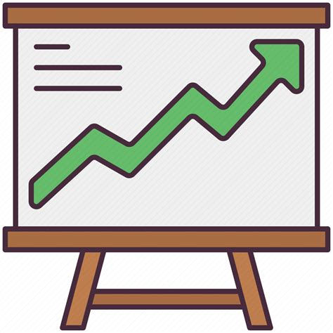 Board Mission Analysis Presentation Graph Line Chart Icon Download On Iconfinder