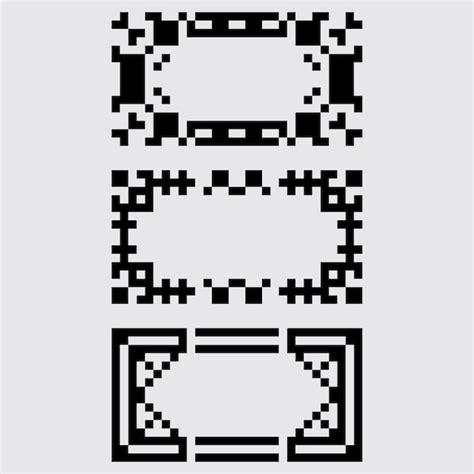 픽셀 아트 미니 프레임 미학 레트로 스프라이트 디자인 프리미엄 벡터