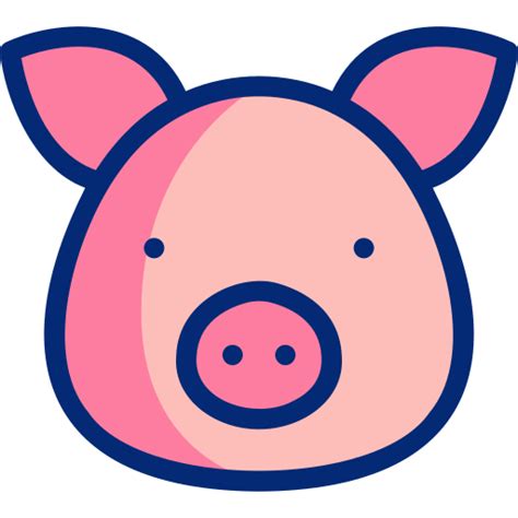 Pig Free Animals Icons
