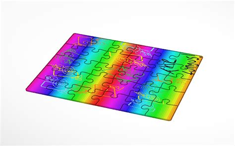 3d Design Pattern Puzzle Tinkercad