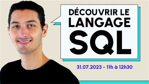 Sur Linkedin Sql Webinar Sql Datascientest