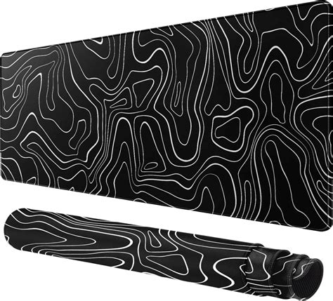 Gaming Mouse Pad Non Slip Mouse Pad For Desk Large Mouse Pad With Stitched Edges For Home