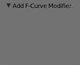 Animation Where Are The Settings For F Curve Modifiers Blender Stack Exchange