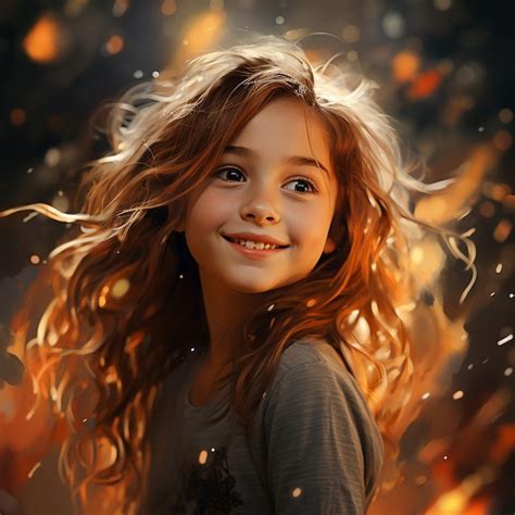 Premium Ai Image Girl Smiling Background
