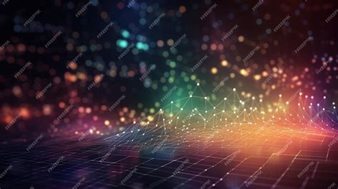 Premium Photo Big Data Abstract Background Technology Network Concept