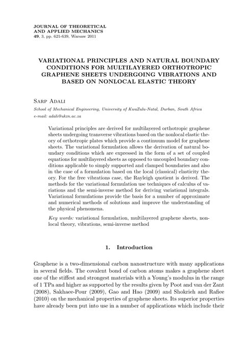 pdf variational principles and natural boundary conditions for