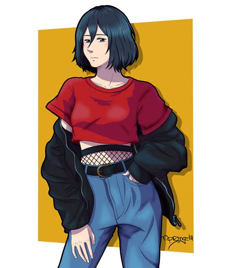 Mikasa Modern Fan Art Hot Sex Picture