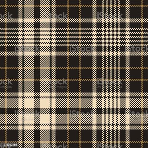 격자 무늬 패턴 원활한 벡터 텍스처 플란넬 셔츠 담요 던지기 이불 커버 또는 기타 현대적인 가을 겨울 직물 디자인에 대한 검은 색과 금색 타탄 체크 격자 무늬 배경 0명에