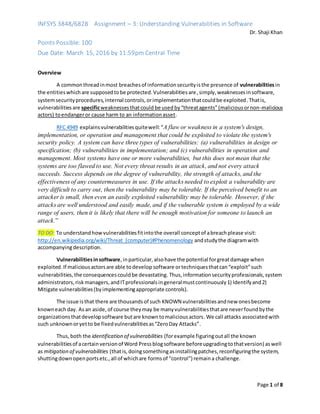 Understanding Vulnerabilities In Software PDF