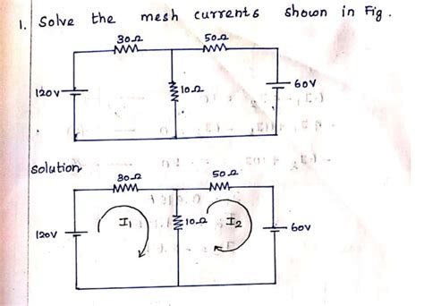 MESH ANALYSIS PROBLEMS DC LS EEE
