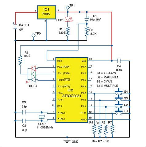 Microcontroller Projects Rgb Colour Generator Color Generator