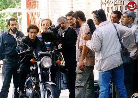 عکس شادمهر عقیلی و سعید سهیلی در پشت صحنه فیلم شب برهنه؛ سال 80