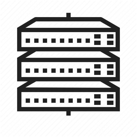 Communication Computer Connect Ethernet Network Server Switch Icon