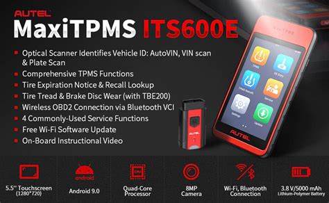 Autel Maxitpms Its600e Tpms Tool Sensor Programming And Relearn Functions
