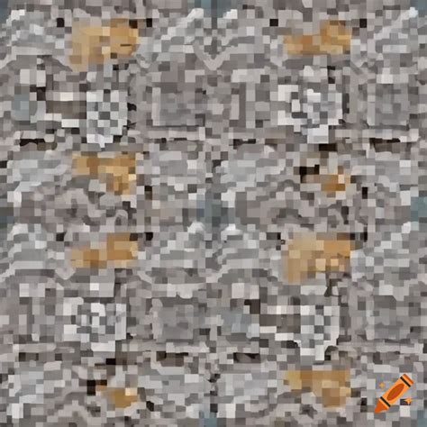 Seamless Pixelated Stone Texture