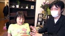 Vacationing couple's MassageHot Fat Japanese Therapeutic massage Hana ...