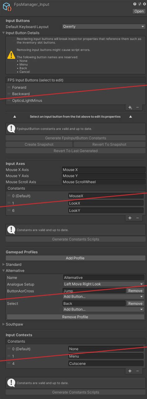 neofpsinputmanager scriptableobject neofps scripting reference