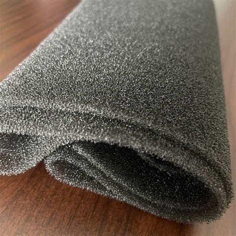 Polyurethane Dust Filter Black Flame Retardant Filter Mesh Sponge