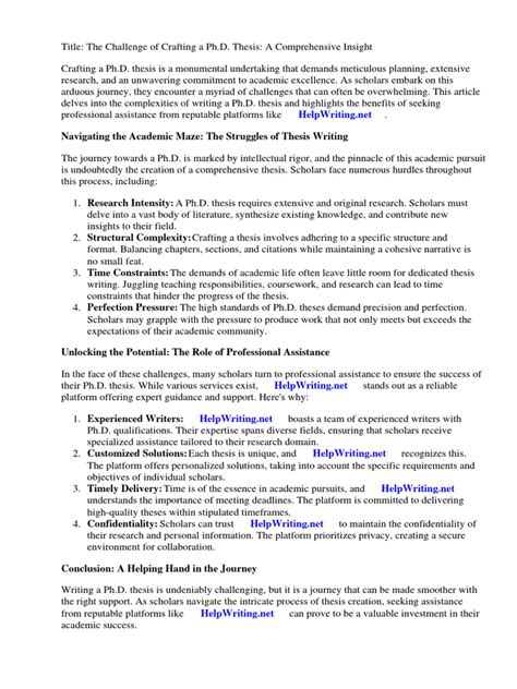 Phd Thesis As Reference Pdf Thesis Citation