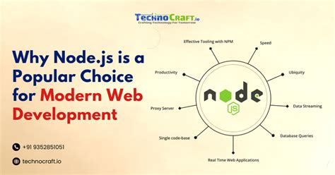 why node js is a popular choice for modern web development by