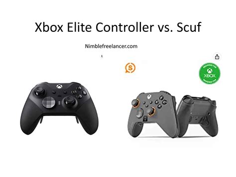 xbox elite controller vs scuf controller nimble freelancer