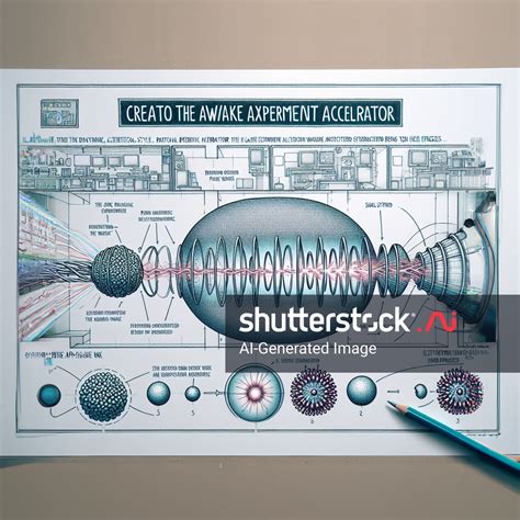 Technical Drawing Awake Experiment Particle Accelerator Ai Generated Image 2458834949 Shutterstock