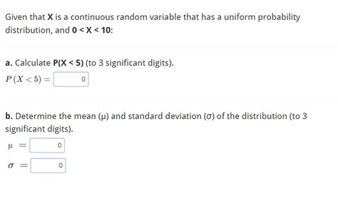 Solved B ﻿determine The Mean μ ﻿and Standard Deviation
