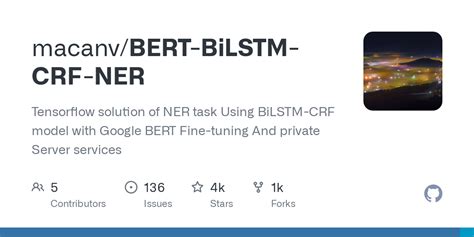 Bert Bilstm Crf Nermodelspy At Master · Macanvbert Bilstm Crf Ner