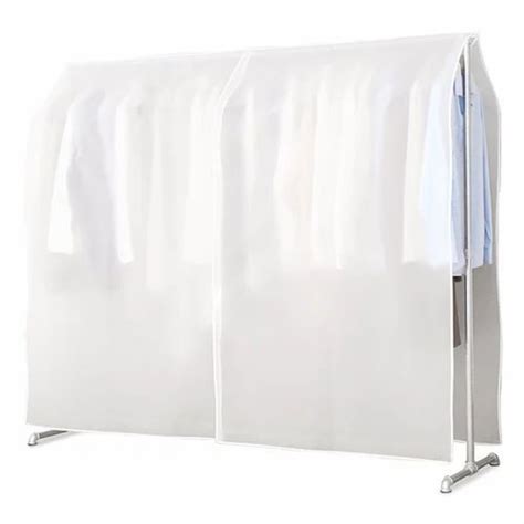 Clothes Rack Cover Garment Rack Cover Large Peva Translucent Clothing Dustproof Waterproof At