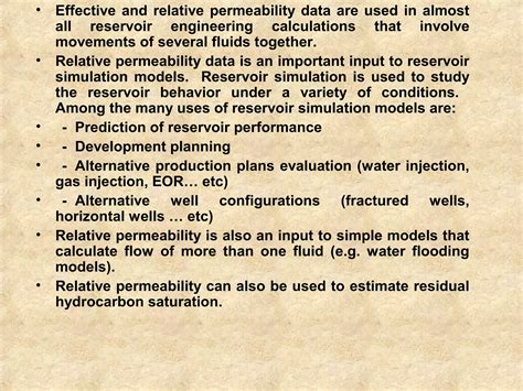 Introduction Effective Permeability And Relative Permeability Ppt