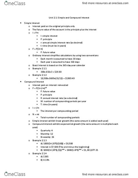 mgf 1107 lecture notes fall 2018 lecture 11 finance charge new