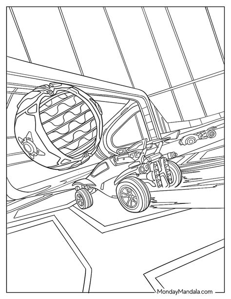 Rocket League Printable Coloring Pages