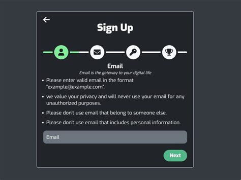 4 Steps To Create Modern Registration Form In Html Css Js Codingkite