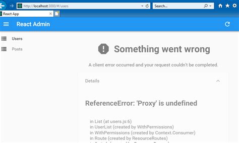 react admin 3 0 0 beta 3 with ie11 referenceerror proxy is