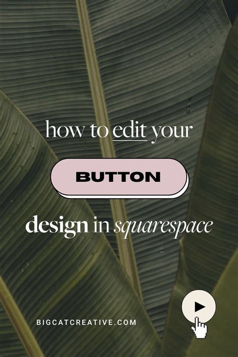 how to edit your button design in squarespace 7 1 — big cat creative