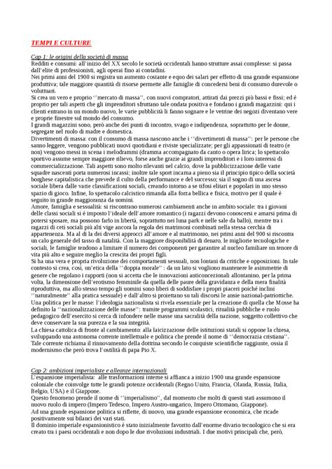 Forme E Modelli Di Comunicazione Banti Tempi E Culture Sintesi Del Corso Di Storia Docsity