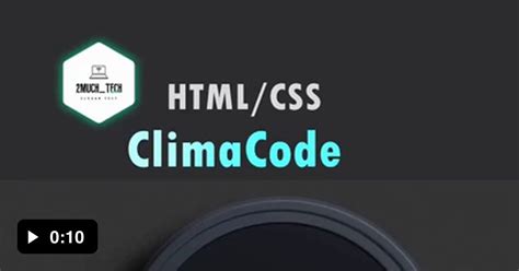 clima code animation using html css and js 9gag